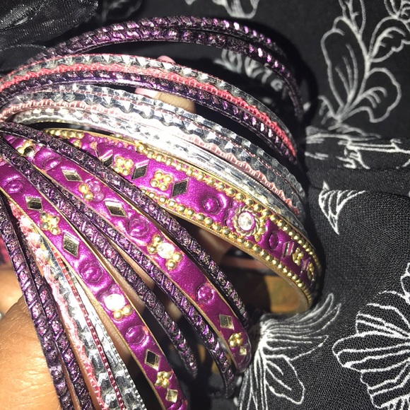 Jewelry | Purple Bangles | Poshmark